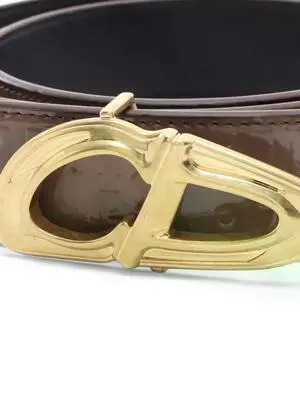 Dior Reversible Oblique Leather Belt