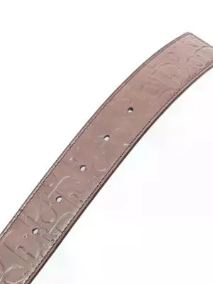 Dior Reversible Oblique Leather Belt