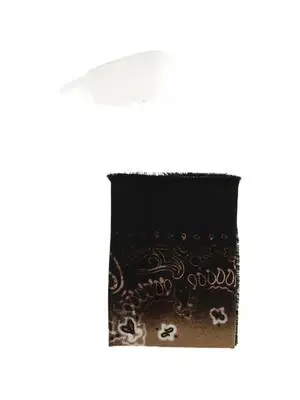 Destin Paisley-print Scarf - Brown