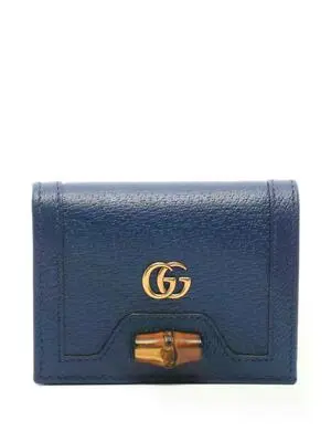Gucci 2010s Double G Bamboo Bi-fold Wallet