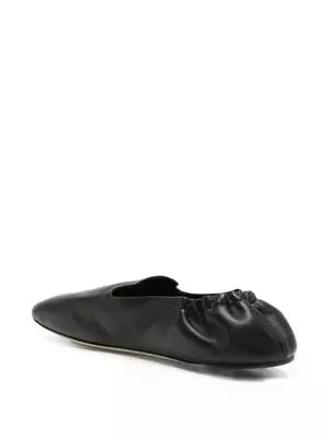 THE ROW Casa Elasticated Leather Slippers