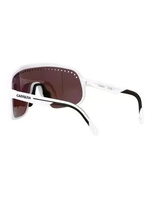 Carrera Eyewear Perforated Shield-frame Sunglasses
