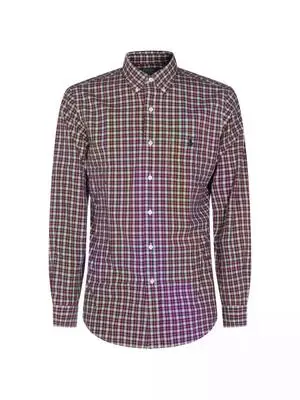 Polo Ralph Lauren Custom Fit Plaid Poplin Shirt - Red