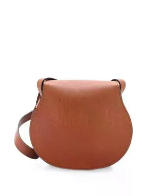Chloé Marcie Leather Mini Crossbody Bag - Brown
