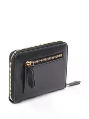 Fendi 2020s Ff Diamond Leather Wallet - Black