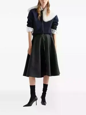 Prada Embroidered Poplin Shirt