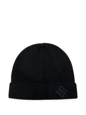 Tagliatore Grouse Logo-embroidered Ribbed Beanie Hat