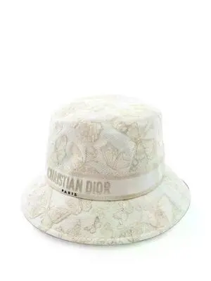 Dior 2010s D-bobby Butterfly Bucket Hat