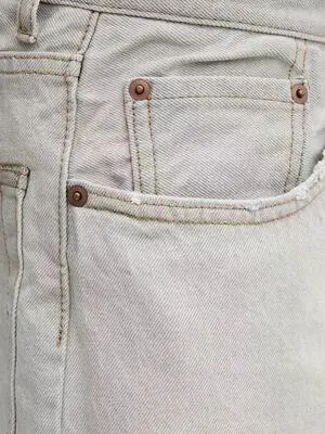 BEAMS Faded Raw-edge Shorts