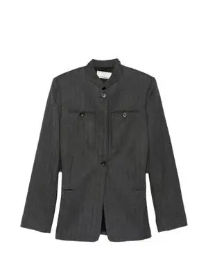 LITKOVSKA Button-up Layered-back Jacket