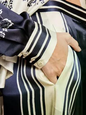 ALEMAIS Banderra Silk Pants