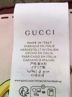 Gucci 2020s Xyuko Higuchi Gg Pattern Scarf