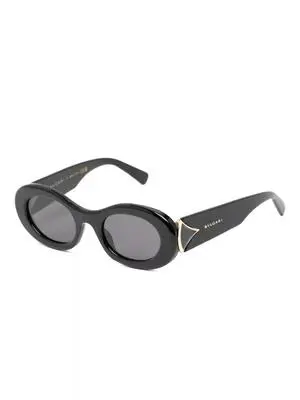 BVLGARI Oval Frame Sunglasses