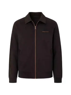 Paul Smith Corduroy Trim Zip-up Jacket