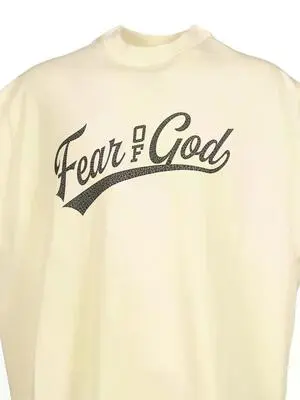 ESSENTIALS Graphic-print Cut-off T-shirt