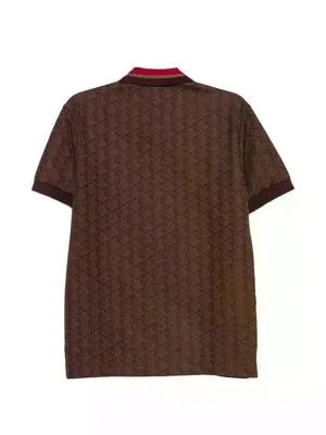 Lacoste Monogram-print Polo Shirt