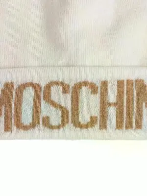 Moschino Intarsia Beanie Hat