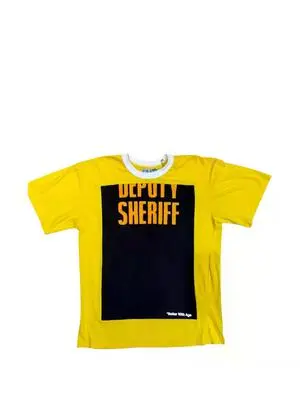 BETTER WITH AGE Deputy Sheriff Slogan-print Patch-detail T-shirt