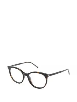 Saint Laurent Tortoiseshell-effect Cat-eye Glasses