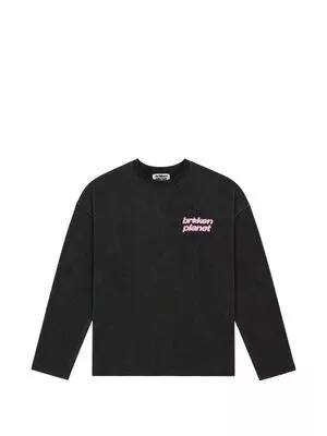 BROKEN PLANET Star Logo Waffle-textured Long Sleeve T-shirt
