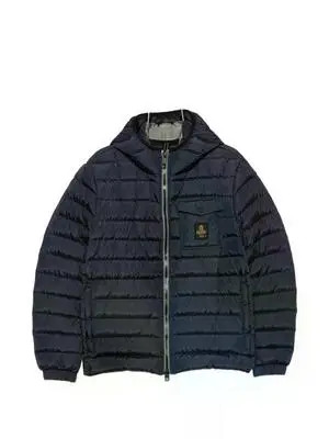 REFRIGIWEAR Hunter Quilted Hooded Jacket - Blue