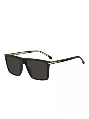 BOSS Square Frame Sunglasses - Black