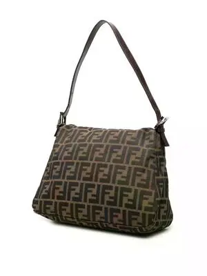 Fendi Zucca Canvas Mamma Forever Shoulder Bag