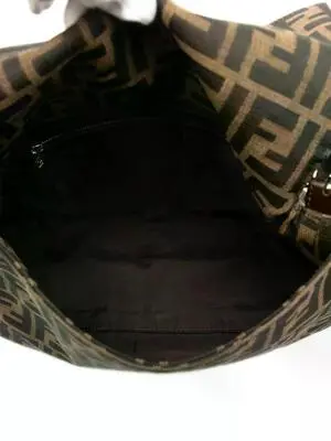 Fendi Zucca Canvas Mamma Forever Shoulder Bag