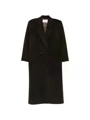 THE FRANKIE SHOP Double-breasted Peaked-lapels Coat