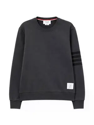 Thom Browne 4-bar Loopback Cotton Sweatshirt