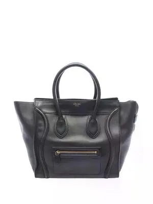 Celine 2000-2026 Mini Calfskin Luggage Tote Bag