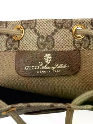 Gucci 20th Century Gg Supreme Drawstring Pouch
