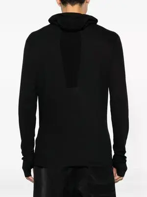THOM KROM Funnel-neck Thumb-slot T-shirt