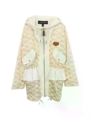 LOUIS VUITTON 2020s Zip-up Hooded Jacket - Neutrals