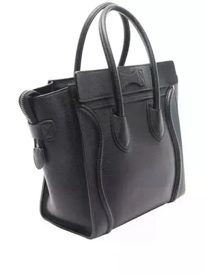 Celine 2000-2026 Micro Drummed Calfskin Luggage Tote Bag