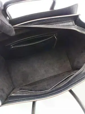 Celine 2000-2026 Micro Drummed Calfskin Luggage Tote Bag