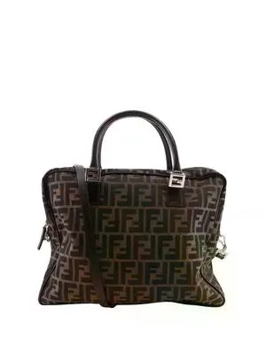 Fendi 20th Century Zucca Canvas Business Bag - Brown