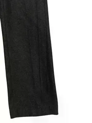 LUISA CERANO Flannel Wide-leg Trousers