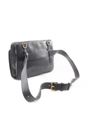 Fendi 2000s Ff Embossed Belt Bag