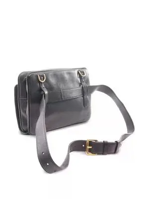 Fendi Ff Embossed Leather Belt Bag