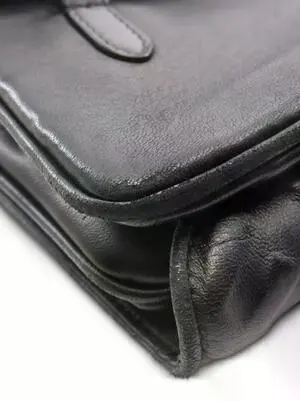 Fendi Ff Embossed Leather Belt Bag