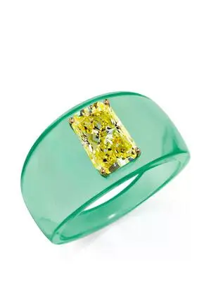 SOLO FOR DIAMONDS Diamond Chunky Ring