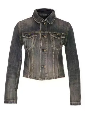 Balenciaga Lace-up Denim Jacket