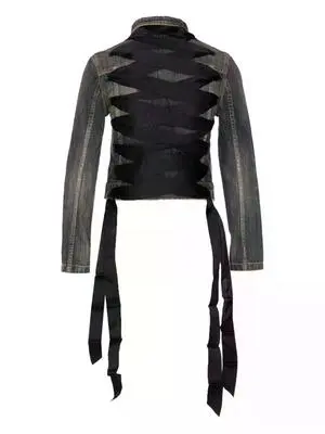 Balenciaga Lace-up Denim Jacket