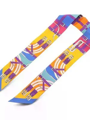 Hermès 2010s Twilly Ribbon Scarf