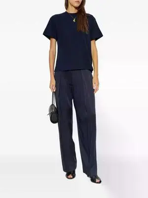 JIL SANDER Logo Embroidered T-shirt