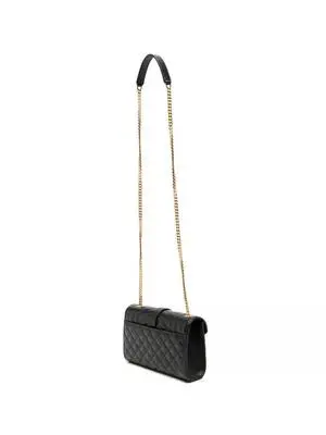 Saint Laurent Envelope Quilted Leather Crossbody Bag