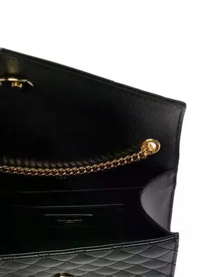 Saint Laurent Envelope Quilted Leather Crossbody Bag