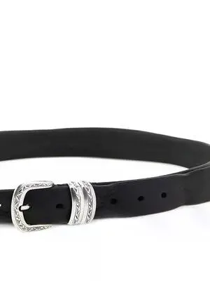 ZERBINI CLAUDIO Aged Leather Belt