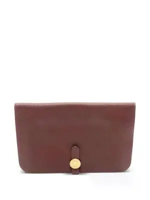 Hermès 1997 Gm Dogon Bi-fold Wallet - Brown